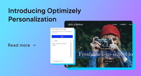 Optimizely Introduces All-New Personalization Offering - Optimizely