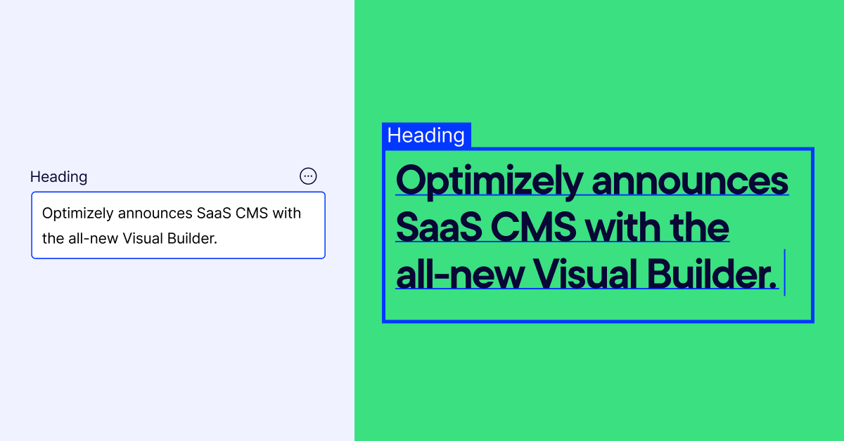 SaaS CMS launches, providing ultimate flexibility - Optimizely