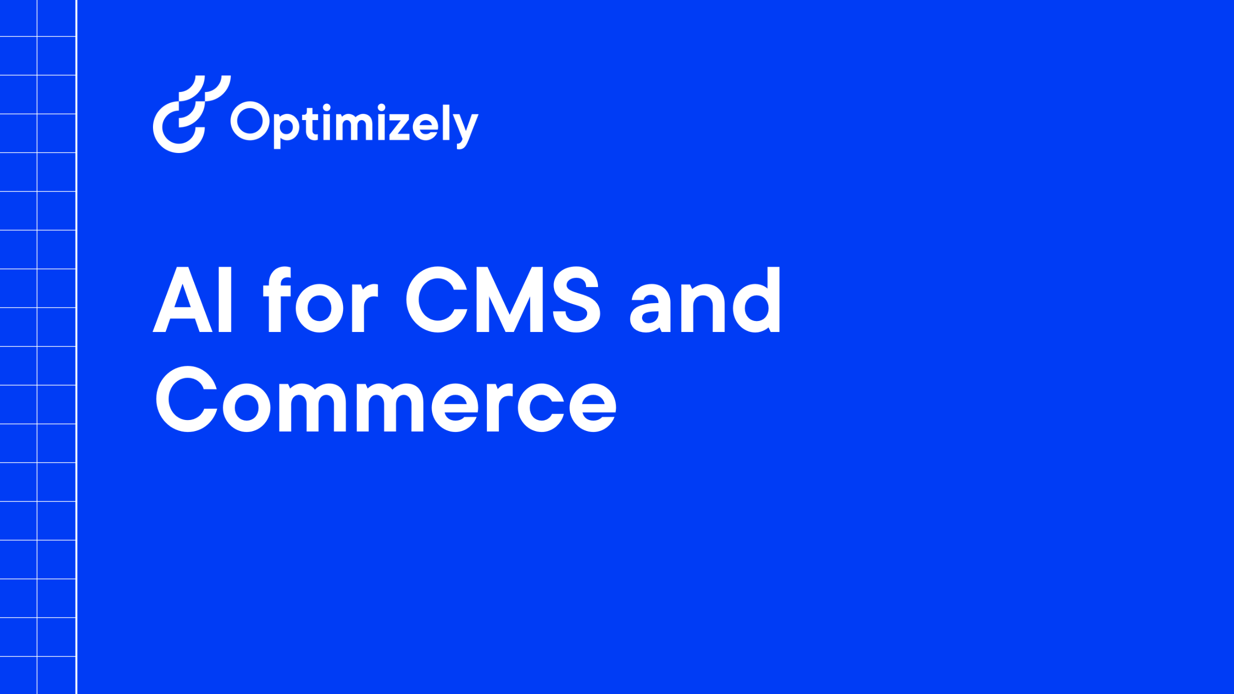 Nordic Webinar: AI Use Cases for Optimizely CMS & Commerce - Optimizely