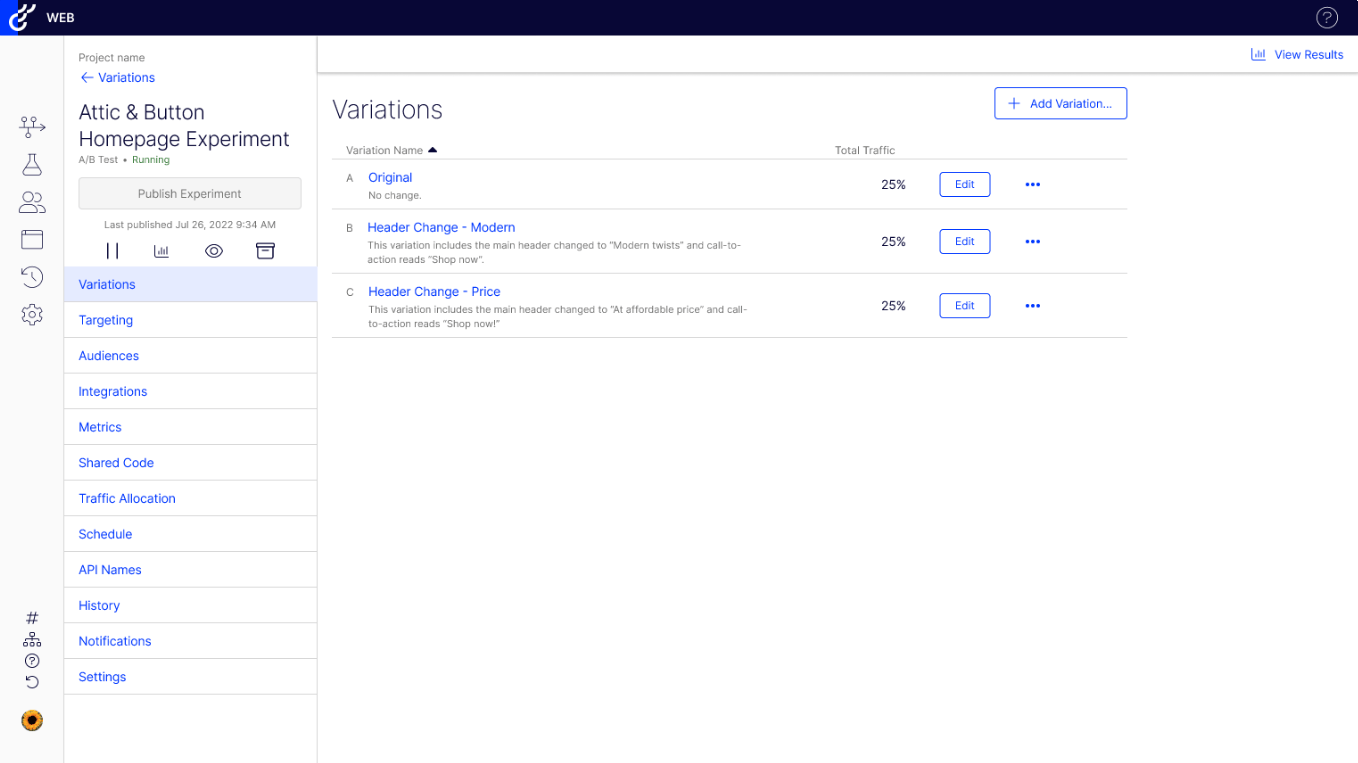 Personalization - Optimizely