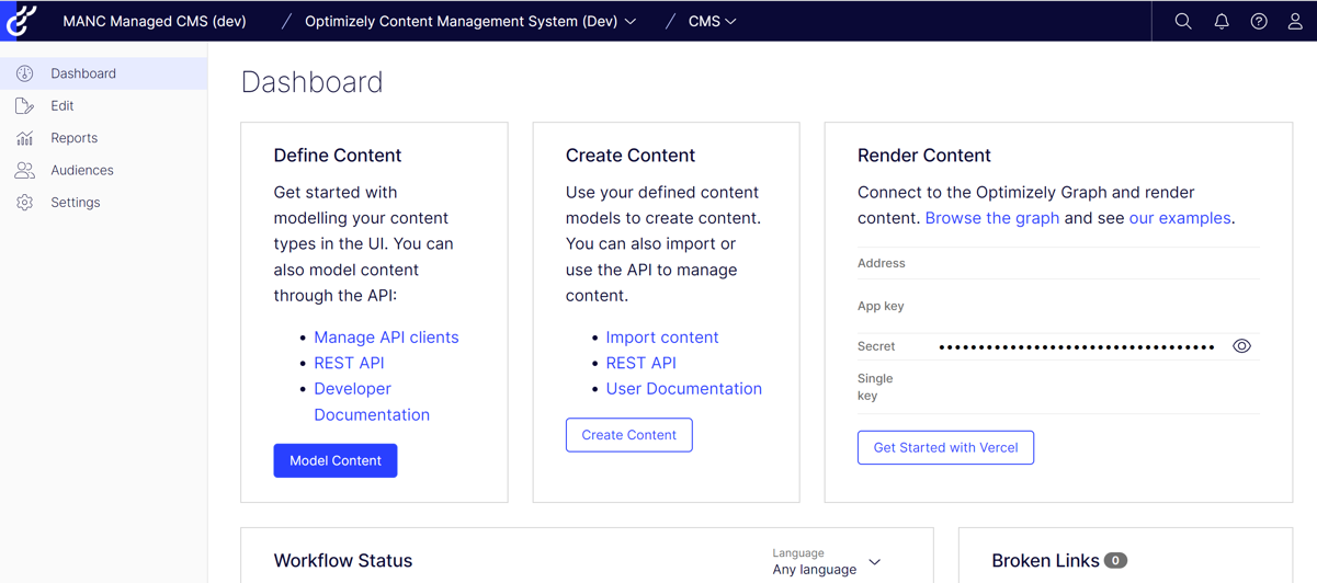 Content Management (CMS) - Optimizely