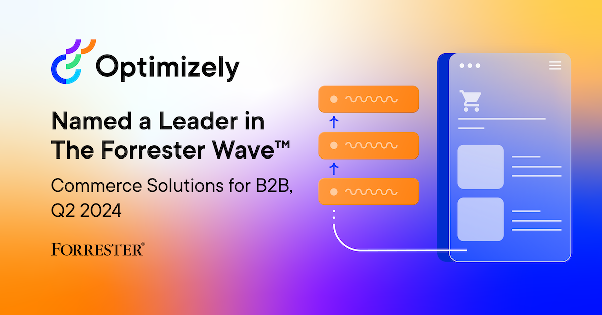 Optimizely Named a Leader in B2B Commerce Solutions - Optimizely