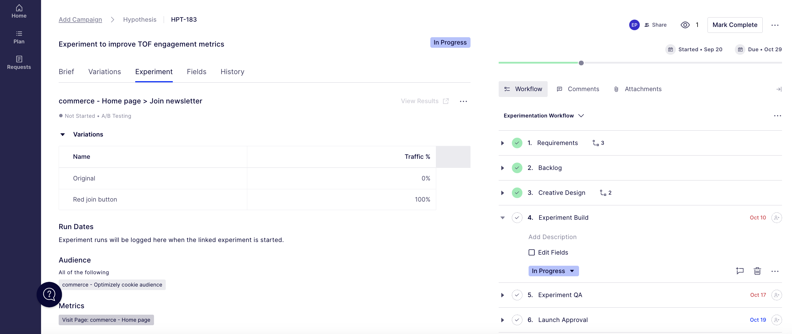 Product Updates For Feature Experimentation Optimizely